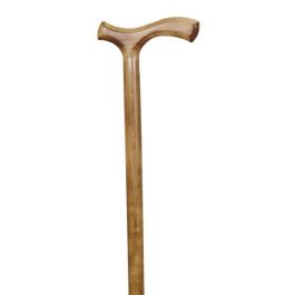 Garcia Fritz Handle Plain Beechwood Cane #128