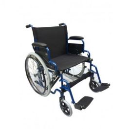 Buy Al Essa Standard Steel Wheelchair, 24 Inch Solid Spoke Wheel Online ...