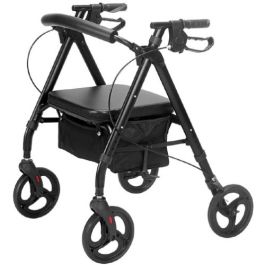 Buy Al Essa Lightweight Aluminum Rollator, Black Online - AlessaOnline ...