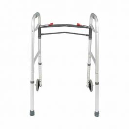 Buy Merits Deluxe Aluminium Folding Walker Online for Patient ...