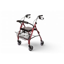 Buy Aluminum Rollator Red Online for Patient - AlessaOnline Kuwait