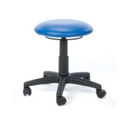 Plinth Standard Operators Stool in Atlantic Blue